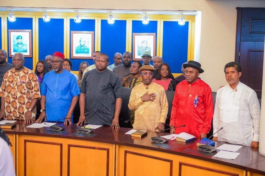 Rivers State Governor Swear-In Local Government Caretaker Chairmen ...